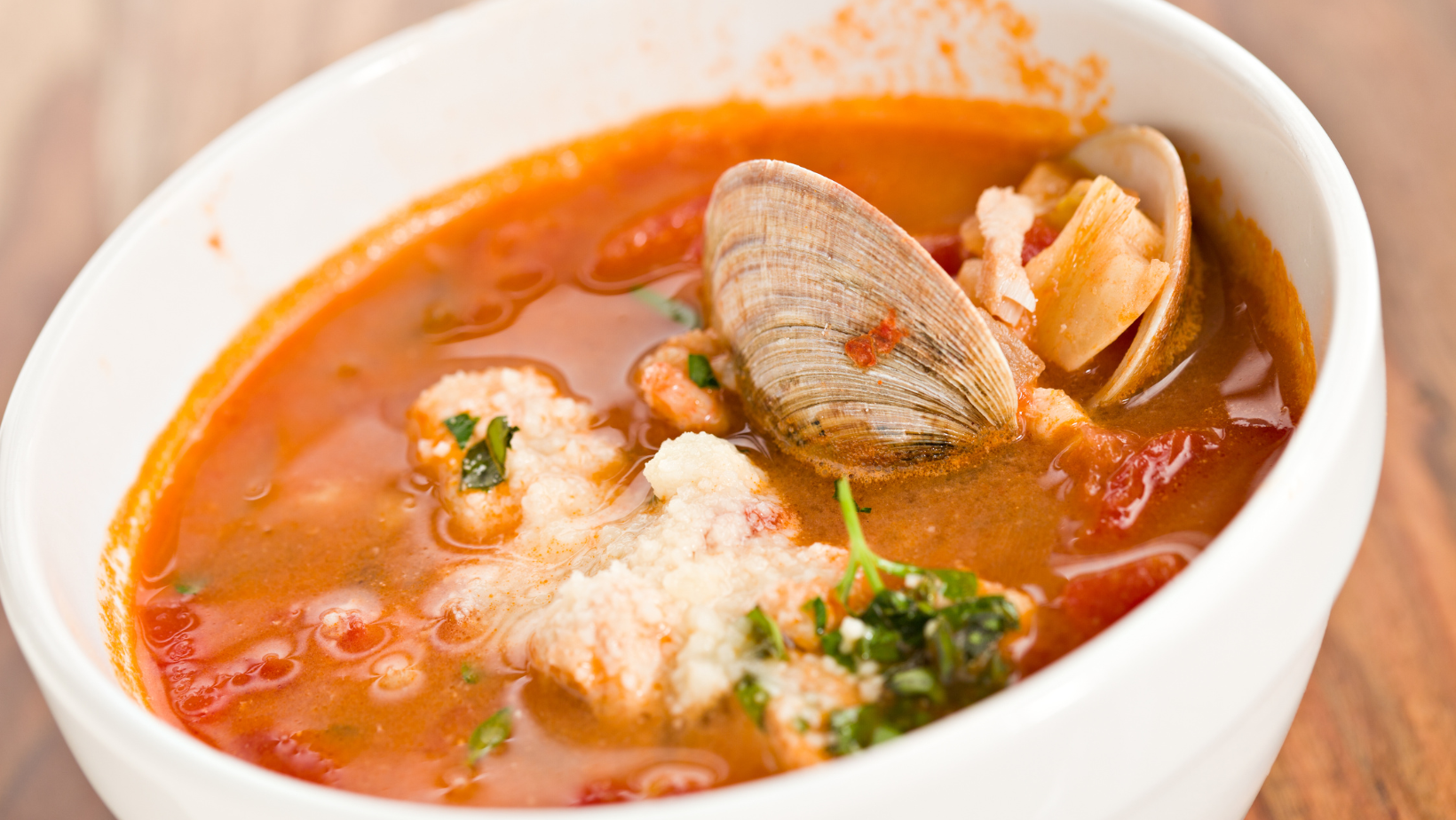 Receta de sopa de marisco. | Elapiven